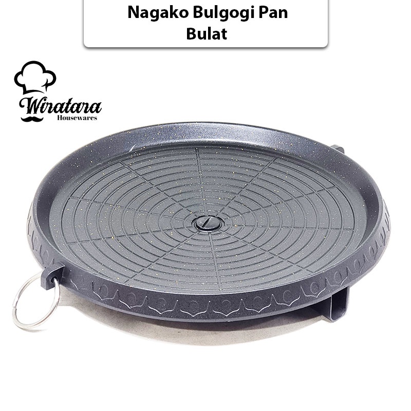Jual Nagako Bulgogi Pan Bulat / Segi | Alat Pemanggang Kompor | Grill ...