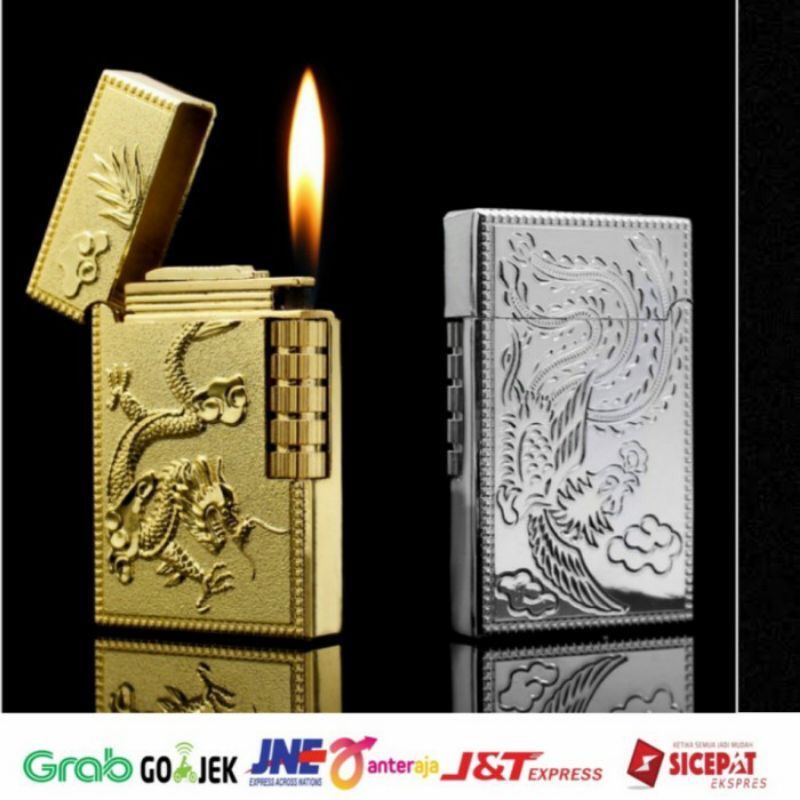 Jual KOREK API DUPON MOTIF NAGA DUPONT ISI ULANG GAS LIGHTER | Shopee ...