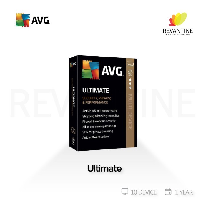 Jual Antivirus AVG Ultimate 10 Device 1 Tahun | Shopee Indonesia