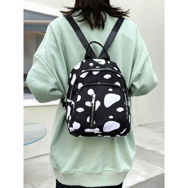 Jual tas ransel/tas cewek motip sapi | Shopee Indonesia