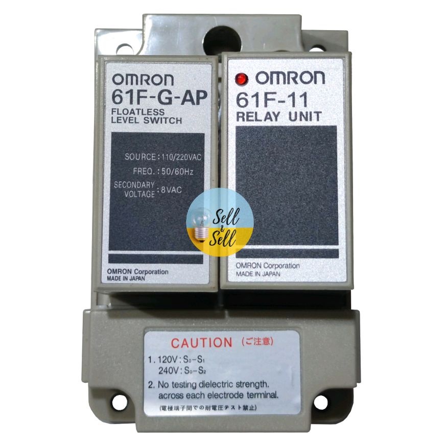 Jual WLC 61F-G-AP Omron / Water Level Switch Omron 61F-G-AP (1 Tangki) / Floatless Level Control ...