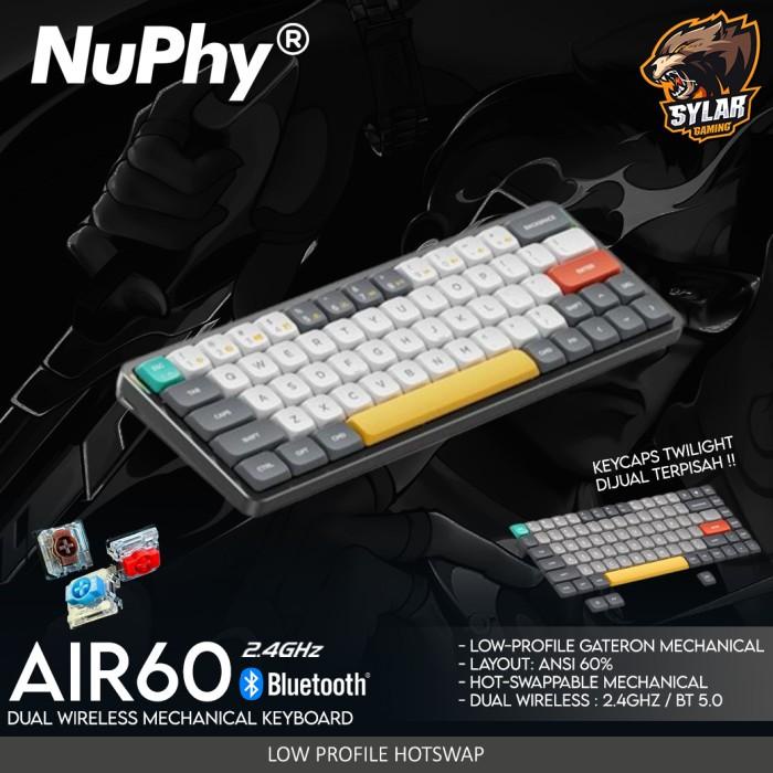 Jual Nuphy Air60 / Air 60 RGB Wireless Hotswap Mechanical Gaming ...