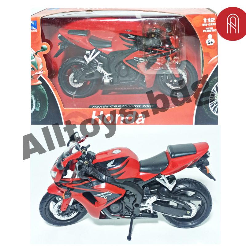 Jual Motor Sport Honda CBR 1000RR 2007 1:12 Newray diecast miniature ...