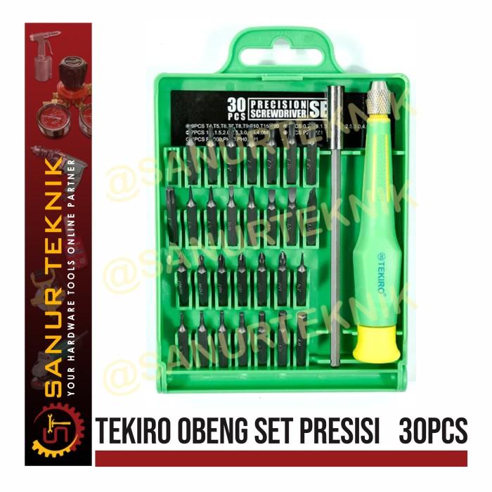 Jual TEKIRO PRECISION SCREWDRIVER SET / Obeng Set Presisi 30PCS 30 PCS | Shopee Indonesia