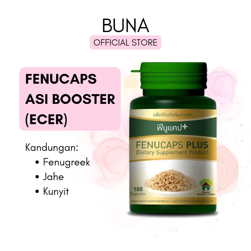 Jual FENUCAPS PLUS ASI BOOSTER PELENGKAP LECICAPS | Shopee Indonesia