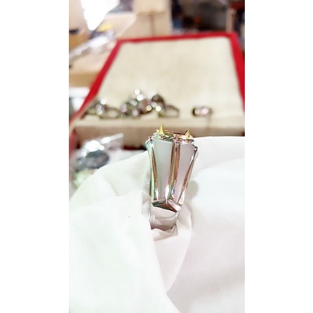 Jual emban ikat ring monel super doff handmade | Shopee Indonesia