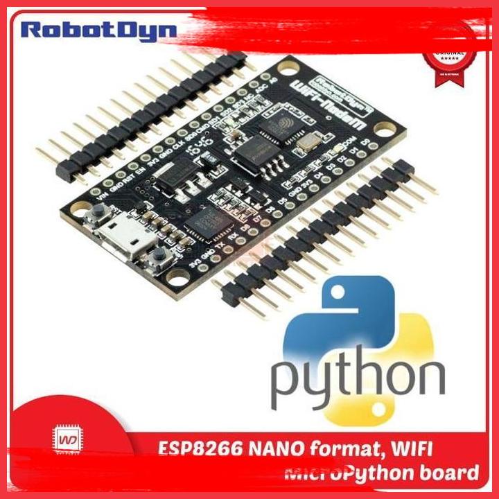 Jual (EASY) ROBOTDYN MICROPYTHON BOARD ESP8266 NANO FORMAT ORIGINAL | Shopee Indonesia