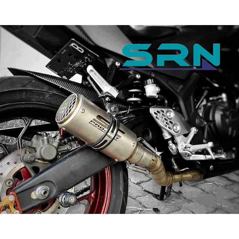 Jual KNALPOT SC PROJECT CR-T IMPORT FULLSYSTEM VIXION R15 CBR 150 CB ...