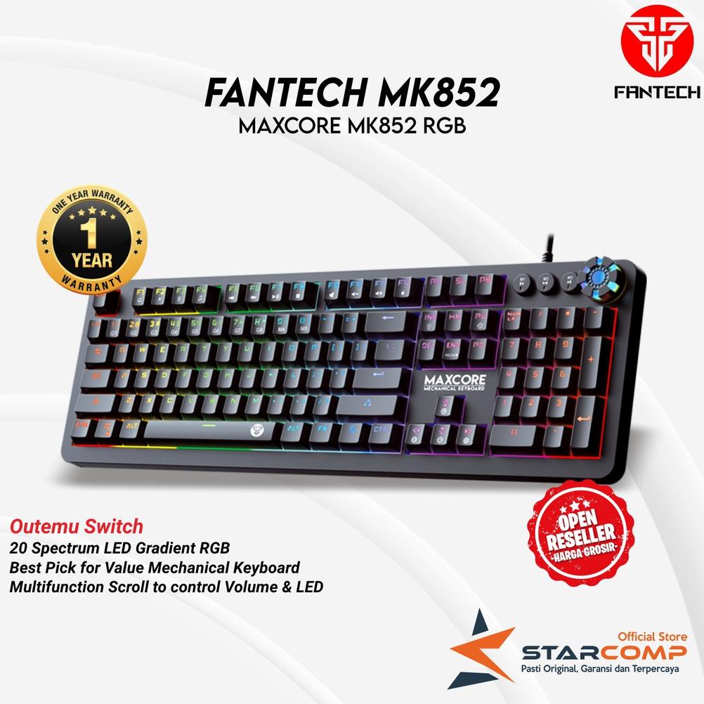 Jual Fantech MK852 MAXCORE Mechanical Gaming Keyboard | Shopee Indonesia
