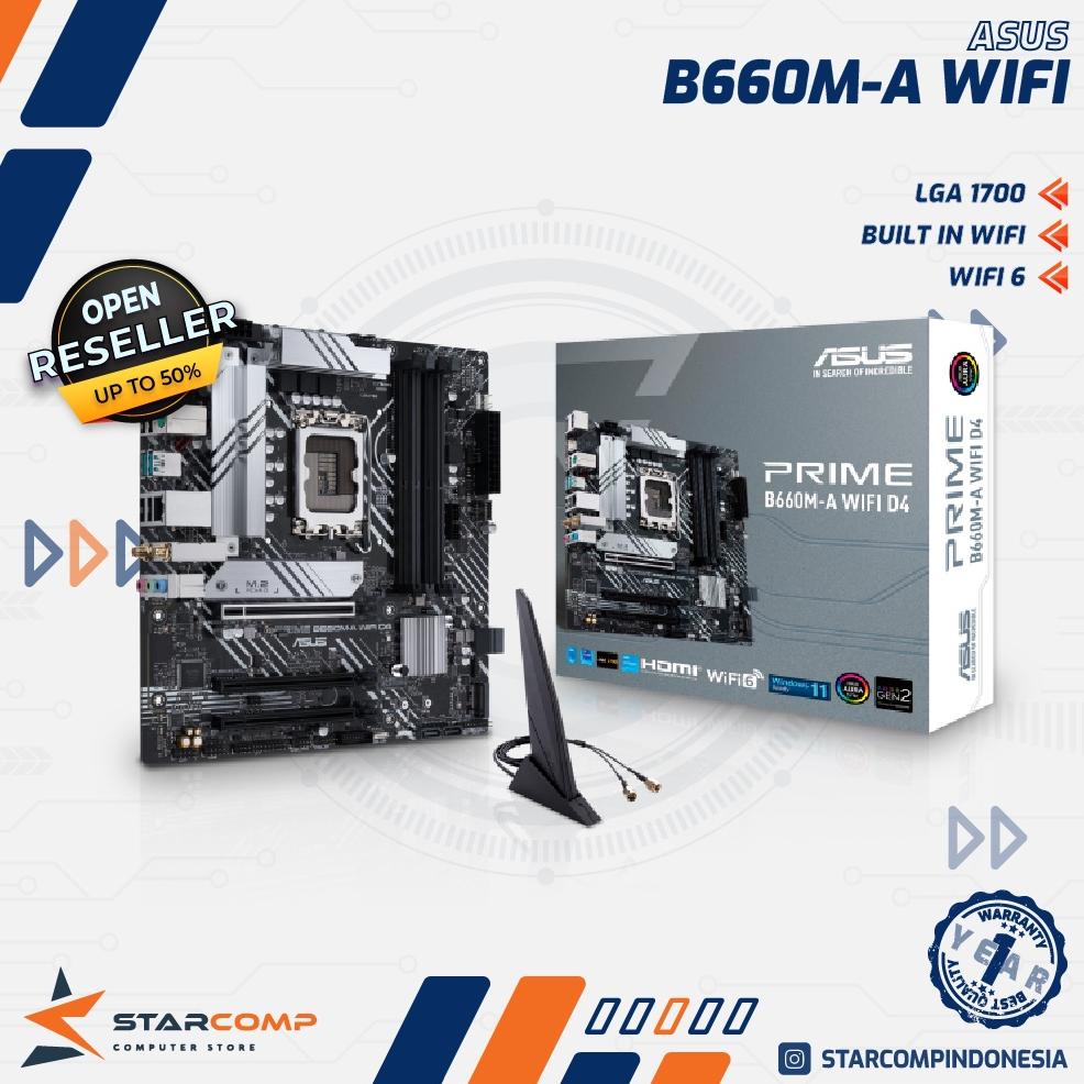 Jual ASUS PRIME B660M-A WIFI D4 Intel B660 LGA 1700 DDR4 AlderLake B660 ...