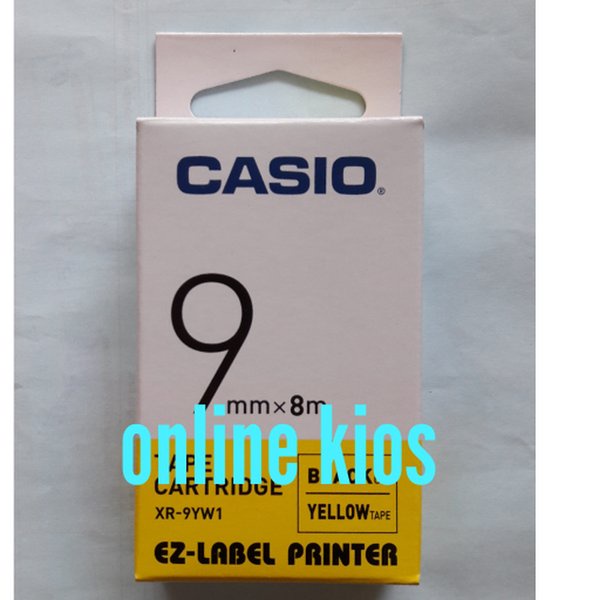Jual Pita Label Printer Casio 9Mm Xr-9Yw1 Ori Warna Kuning | Shopee ...
