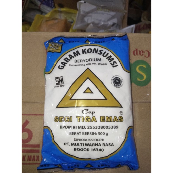Jual Garam halus Segitiga Emas 500 gram | Shopee Indonesia Jual Garam halus Segitiga Emas 500 gram | Shopee Indonesia