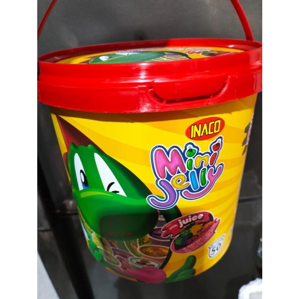 Jual Inaco Mini Jelly Sharing Bucket [50 pcs x 15 gr = 750gr] | Shopee ...