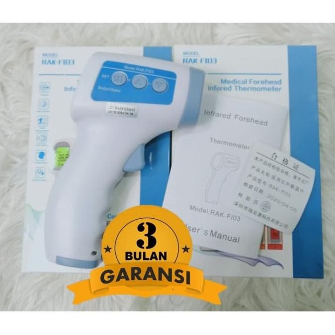 Jual Thermometer Infrared Termometer Tembak Dahi Gun Suhu Dewasa ...