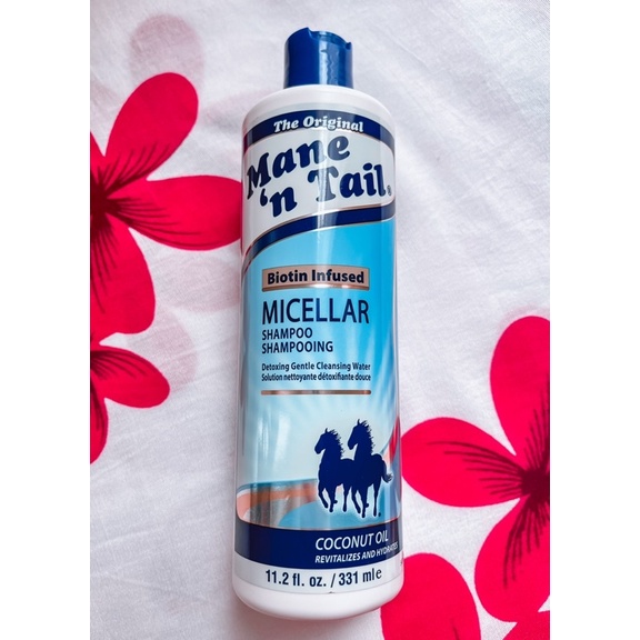 Jual Mane n Tail BIOTIN MICELLAR Shampoo 331ml Shampo Kuda Vitamin B7 ...
