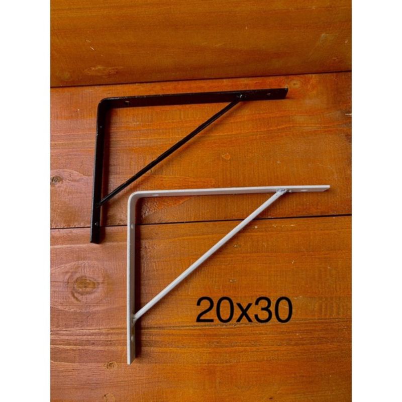 Jual BESI SIKU PENYANGGA 30X20/RAK TEMPEL DINDING | Shopee Indonesia
