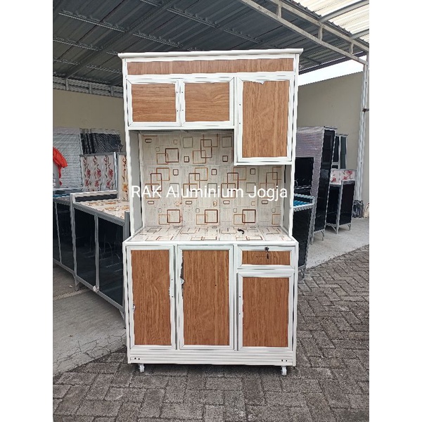 Jual Rak piring Kitchen Set ACP Aluminium composite panel anti pecah ...
