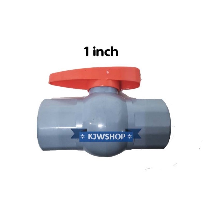 Jual Stop Kran 1 inch Keran Air Pipa Ballvalve Ball Valve Pvc Plastik 1 ...