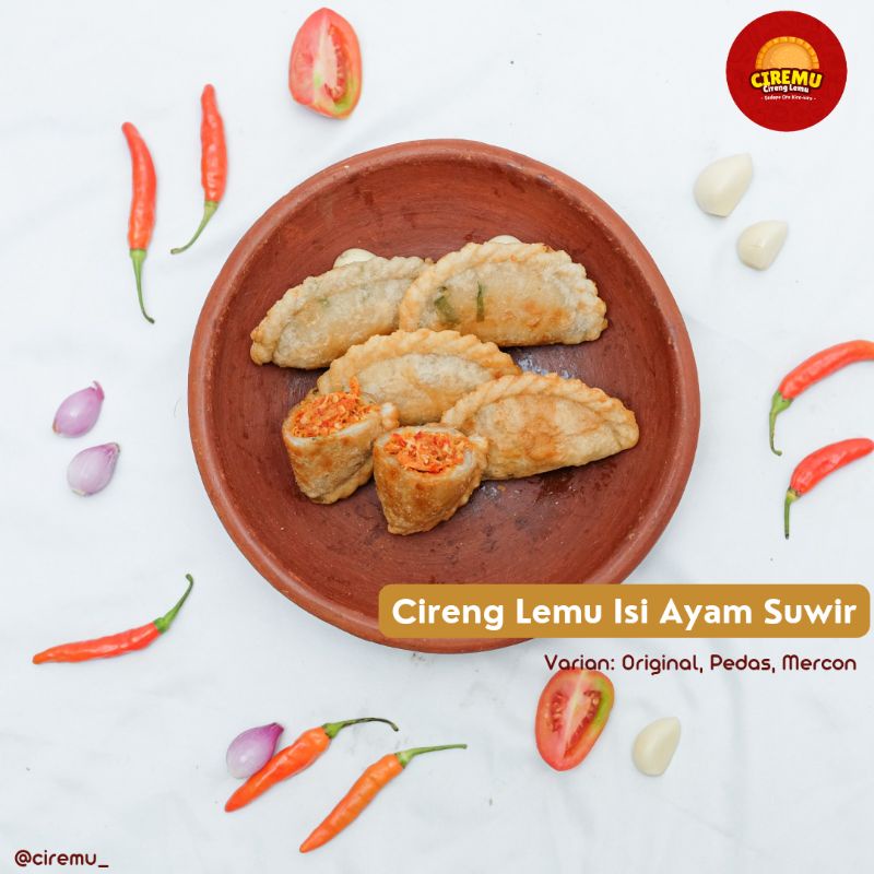 Jual ISI 6 CIRENG ISI AYAM SUWIR MERCON KEMASAN VAKUM FROZEN FOOD ...
