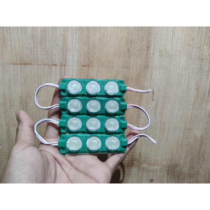 Jual lampu led 3 mata 12 volt warna hijau lampu led 12 v 3 mata warna ...
