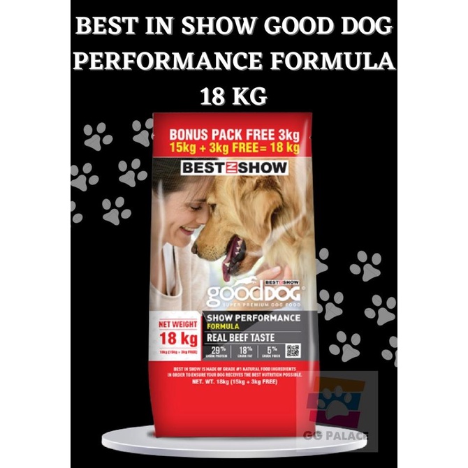 Jual Best In Show Good Dog Beef Performance Formula 18Kg - Makanan ...
