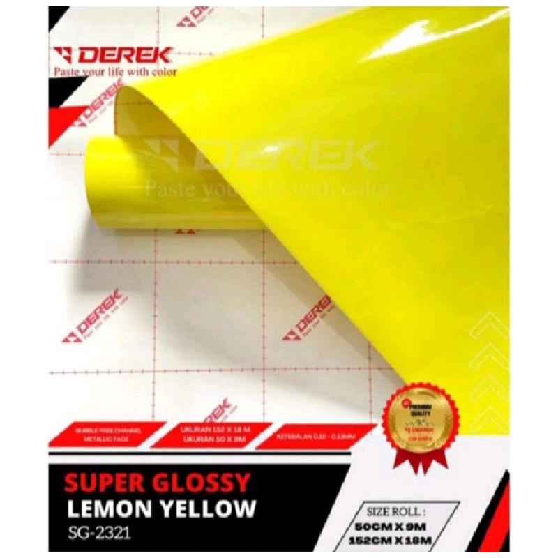 Jual Sticker Super Glossy 50cm Derek | Shopee Indonesia