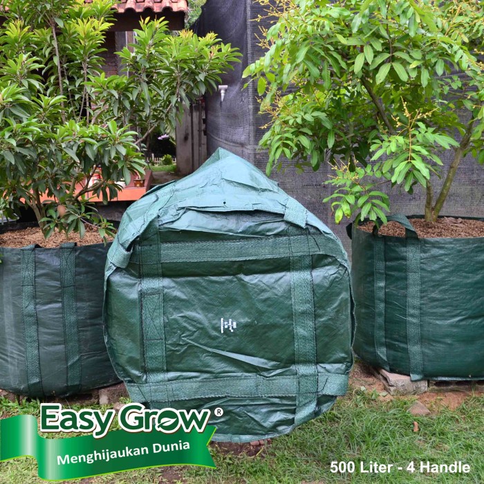 Jual PLANTER BAG EASY GROW 500 LITER | Shopee Indonesia