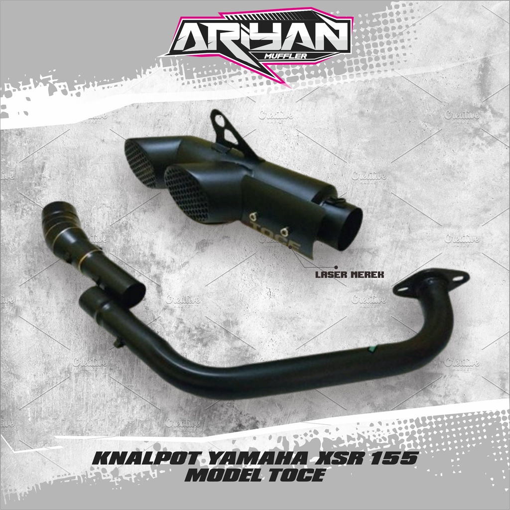 Jual Knalpot Yamaha Xsr 155 Model Toce | Shopee Indonesia