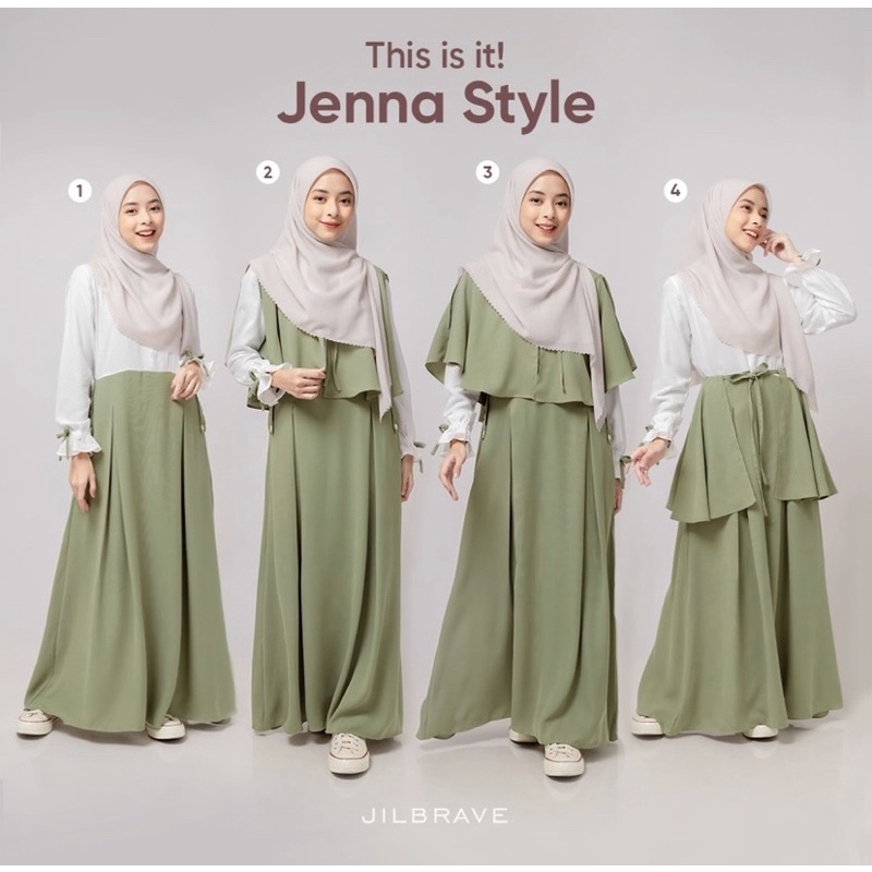 Jual Jenna dress By Jilbrave official shop | Shopee Indonesia