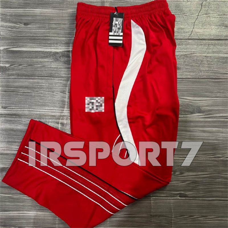 Jual Celana training panjang polos warna merah lis putih | Shopee Indonesia