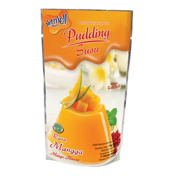 Jual NUTRIJELL PUDDING SUSU RASA MANGGA 170 GR | Shopee Indonesia