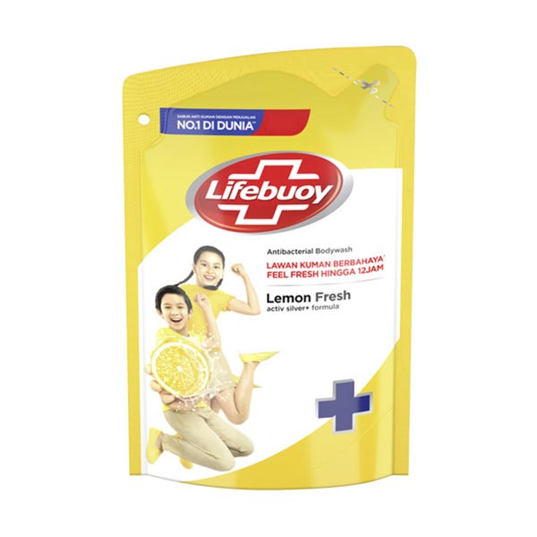 Jual LIFEBUOY BODY WASH LEMON FRESH POUCH 400 ML | Shopee Indonesia