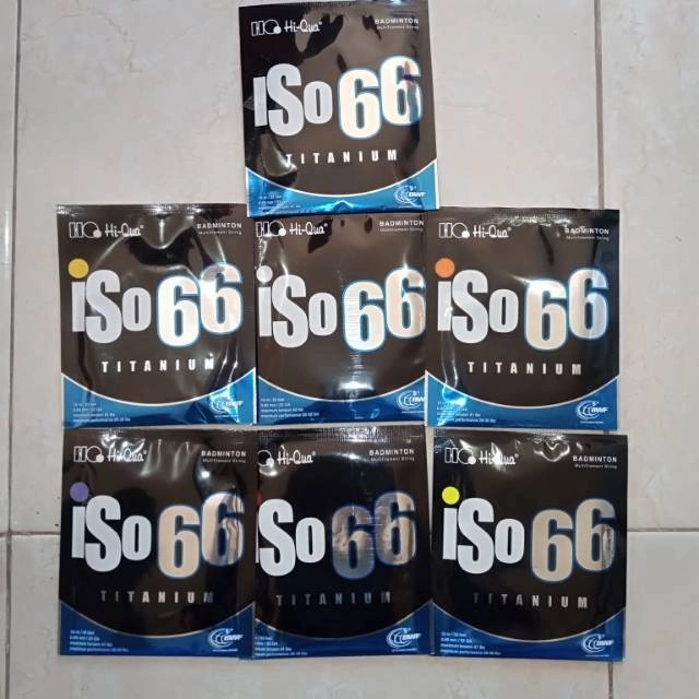 Jual Senar Raket Badminton Hi Qua Iso66 Titanium Iso 66 Ti Original ...