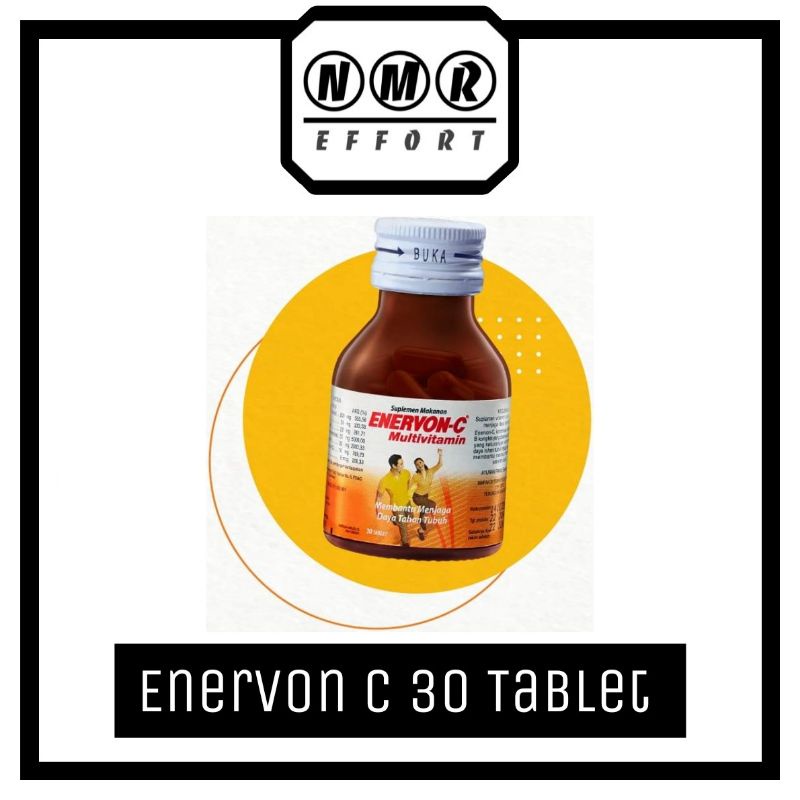 Jual Enervon C BOTOL 30 Tablet Multivitamin | Shopee Indonesia