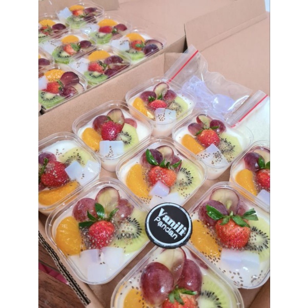 Jual Puding susu buah LESS SUGAR + VLA | Shopee Indonesia
