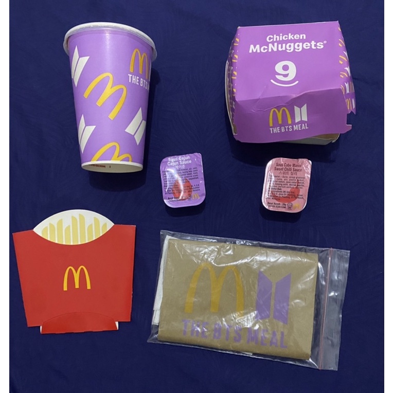 Jual BTS Meal Packaging Mcd x Bts | Shopee Indonesia