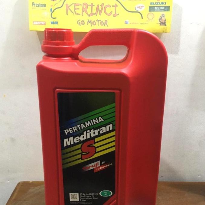 Jual OLI MEDITRAN S SAE 40 5L GALON PERTAMINA - OLI MESIN DIESEL ...