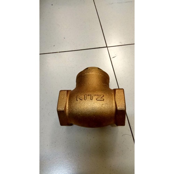 Jual Check Valve Kuningan Kitz 1-1/2" Asli | Shopee Indonesia