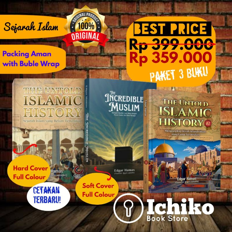 Jual PAKET THE UNTOLD ISLAMIC HISTORY JILID 1 & 2 HC/ THE INCREDIBLE ...
