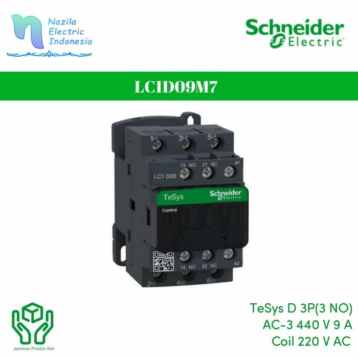 Jual Schneider Contactor LC1D09-M7 LC1D09M7 25A 4kW 220V Original | Shopee Indonesia