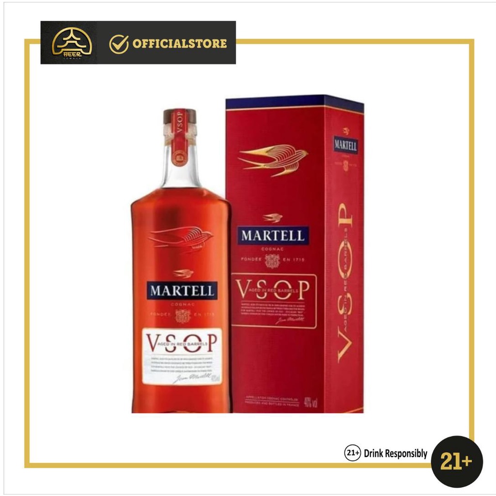 Jual Martell VSOP Red Barrel Cognac 700ml | Shopee Indonesia