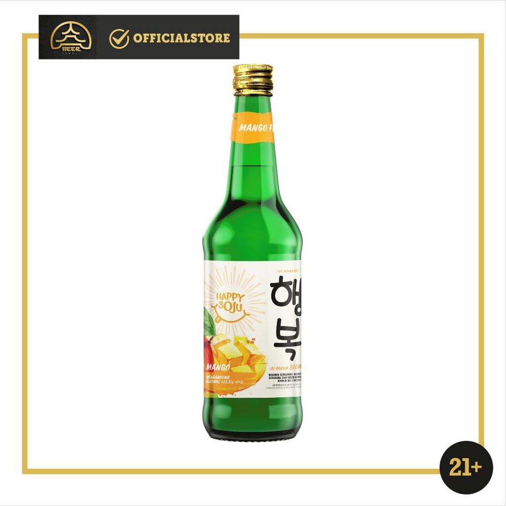 Jual Happy Soju Mango 360ml | Shopee Indonesia