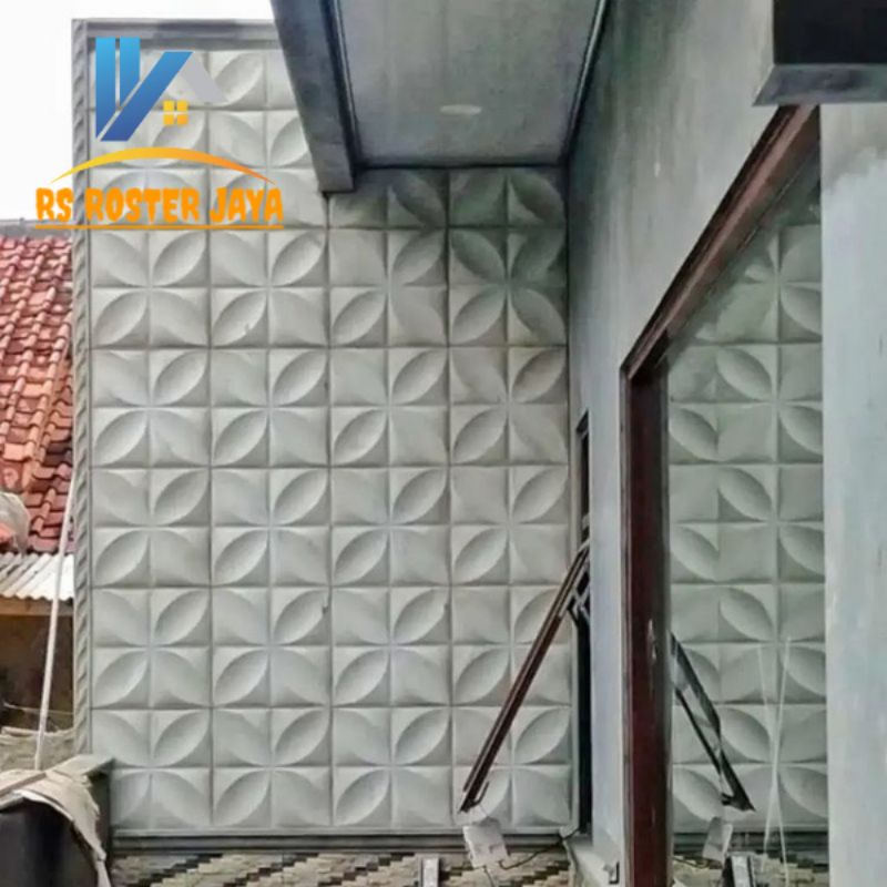Jual ORNAMEN 3D WALL PANEL BETON 20X20 | Shopee Indonesia