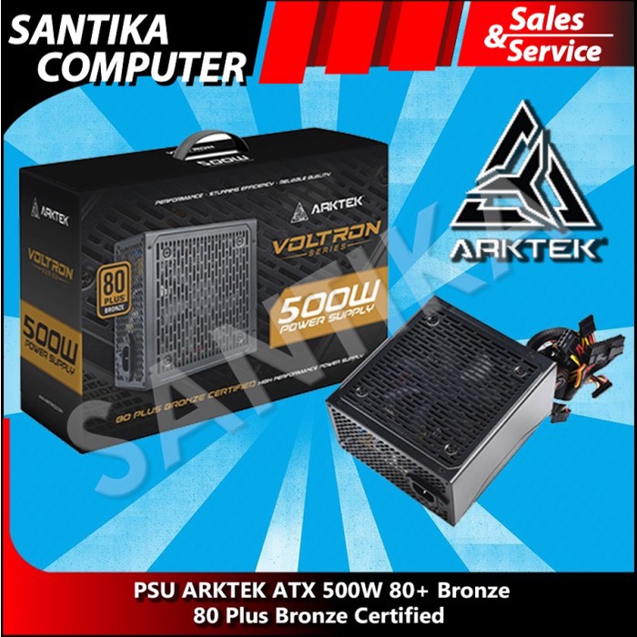 Jual Psu Arktek Voltron 500W 80+ Bronze 500 Watt / 500Watt Pure | Shopee Indonesia