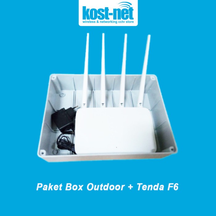 Jual Paket Akses Point AP Modif Wireless Router Tenda F6 + BOX IP56 ...