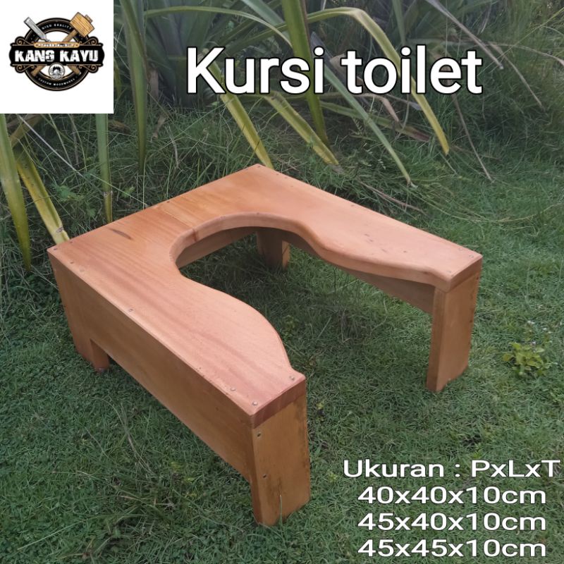 Jual Kursi toilet kursi wc duduk lansia kursi jongkok kayu bangku kursi ...
