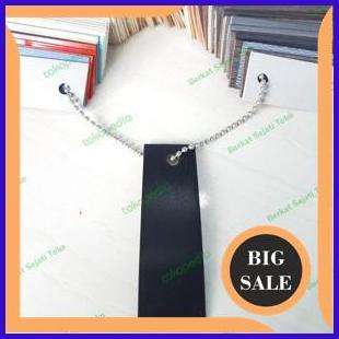 Jual Taco Edging Hpl 003-AA HITAM JERUK / BLACK DOFF Lebar 22mm x Tebal ...