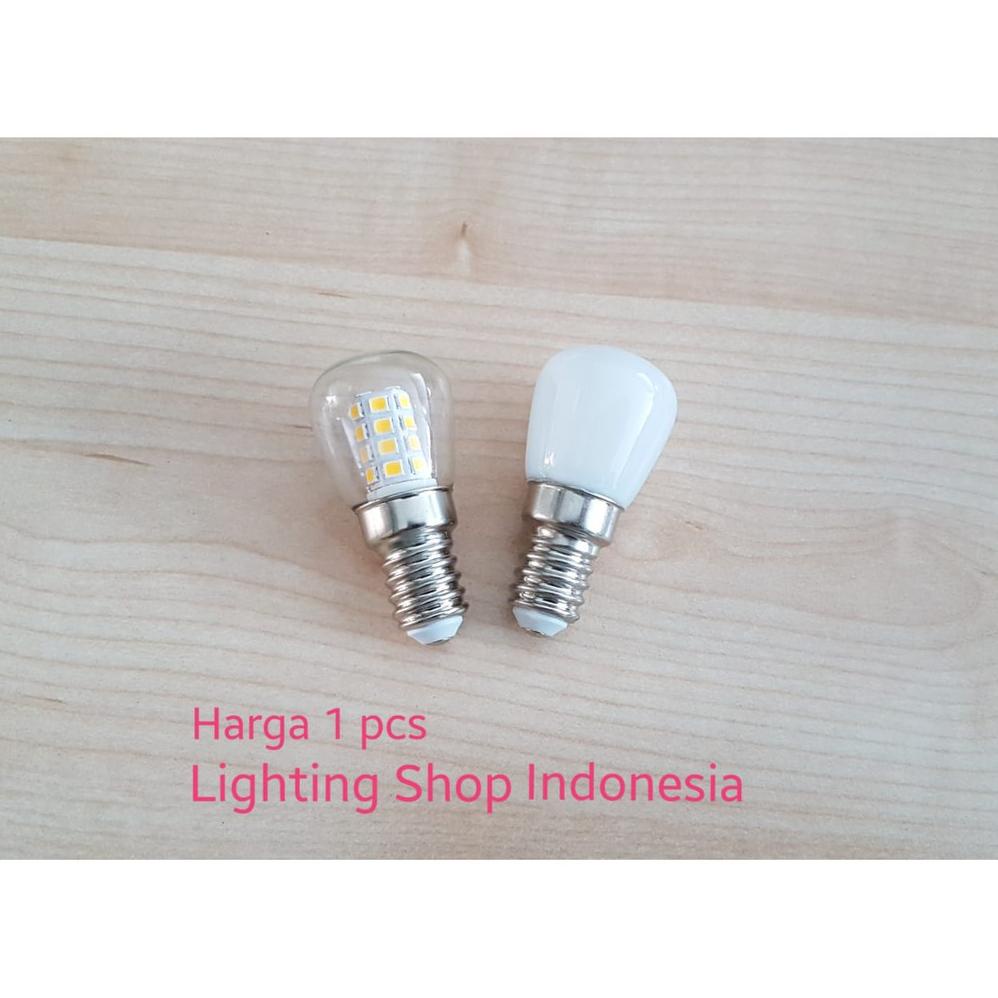 Jual LAMPU BOHLAM LED 3W E14 LAMPU GANTUNG HIAS KRISTAL KULKAS COOKER HOOK . | Shopee Indonesia