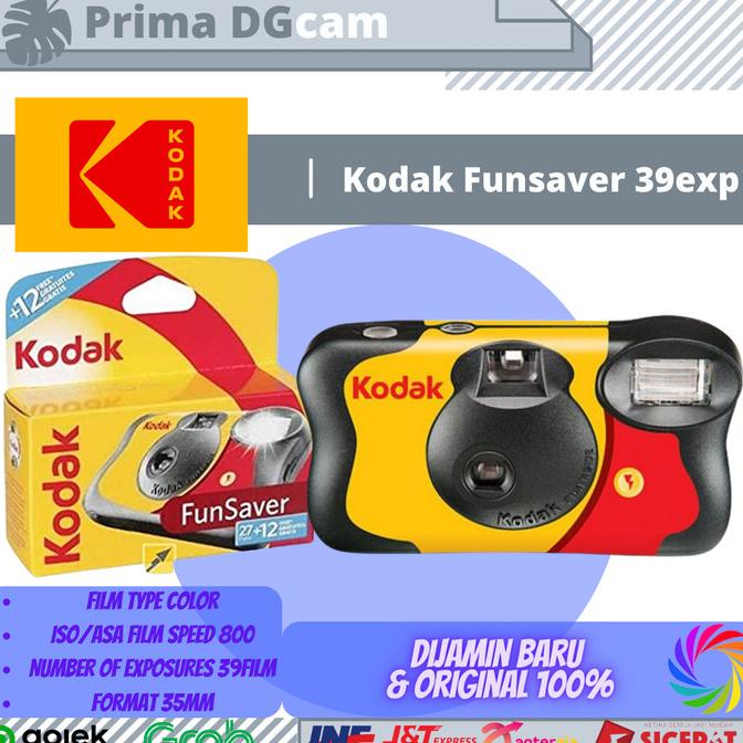 Jual Kodak FunSaver Disposable Camera 39Exp | Shopee Indonesia