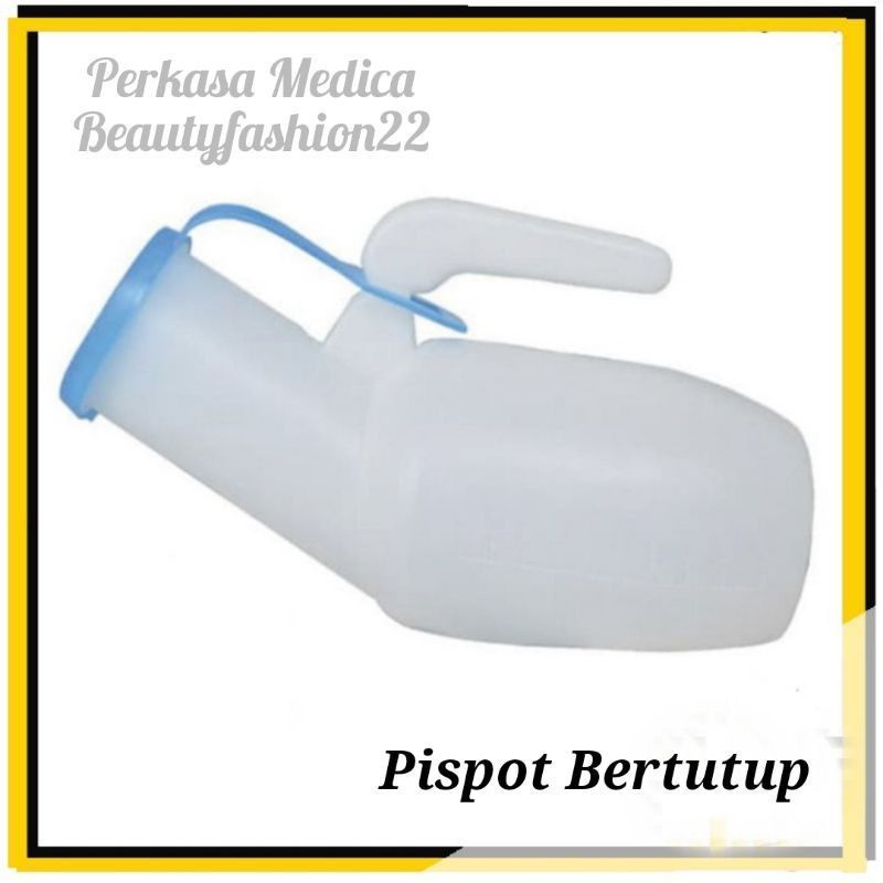 Jual Pispot Pria dan Wanita/pispot tutup biru | Shopee Indonesia